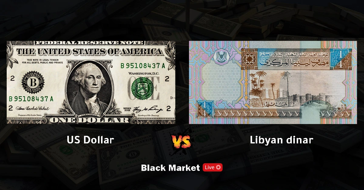 USD to LYD Black Market Rate Today