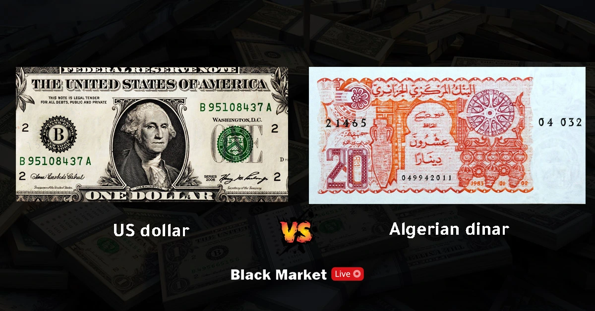 USD to DZD Black Market Rate Today
